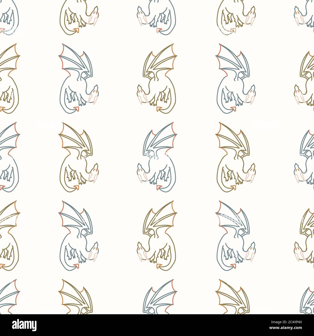 2 dragons Stock Vector Images - Alamy