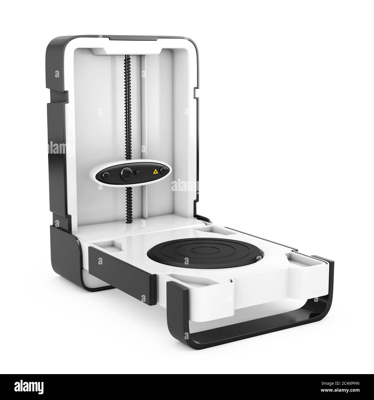 Free Standing Modern Desktop Home 3D Scanner on a white background. 3d ...