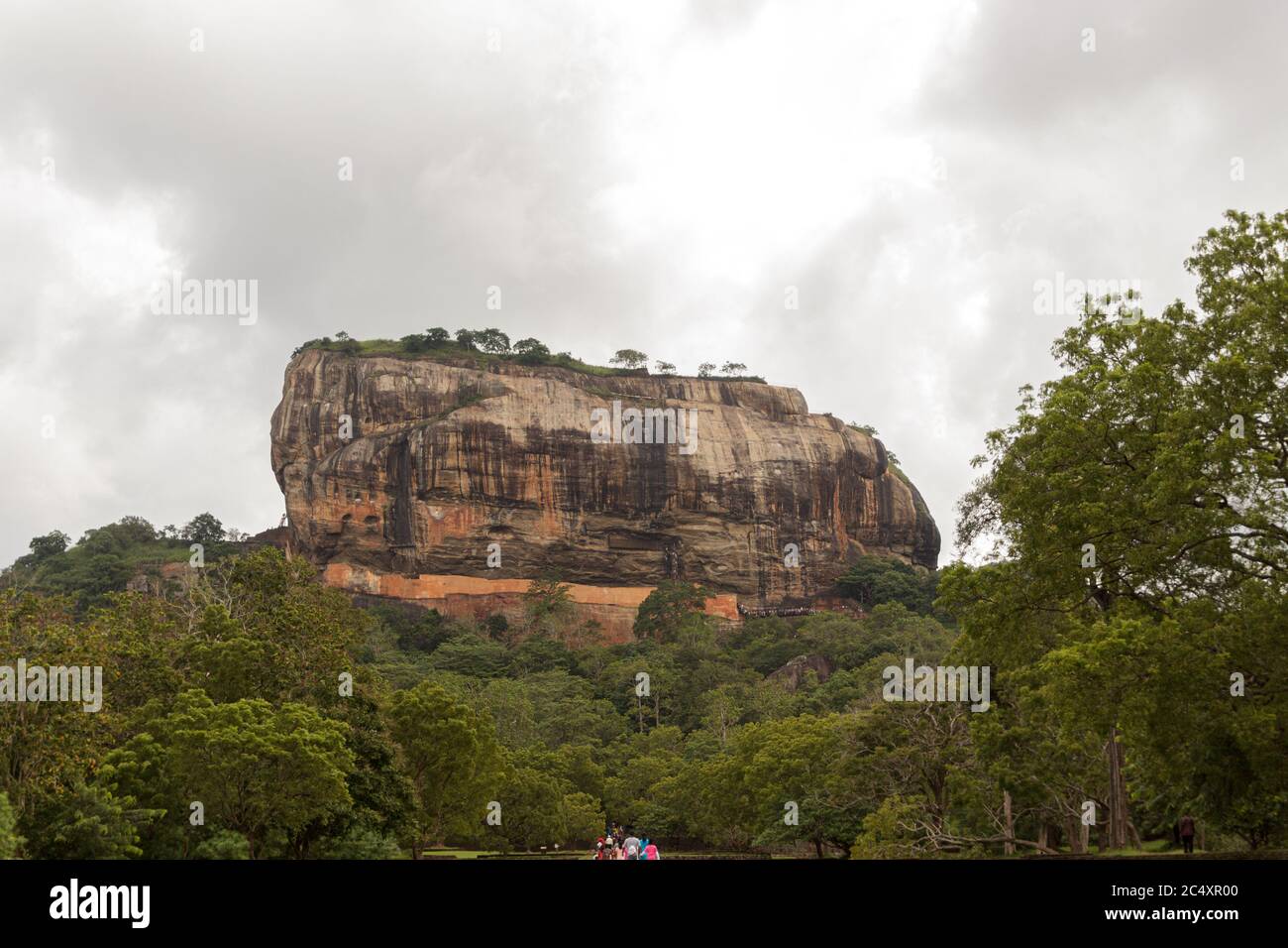 Beautiful ancient Lion Rock fortress in Sigiriya or Sinhagiri, located ...