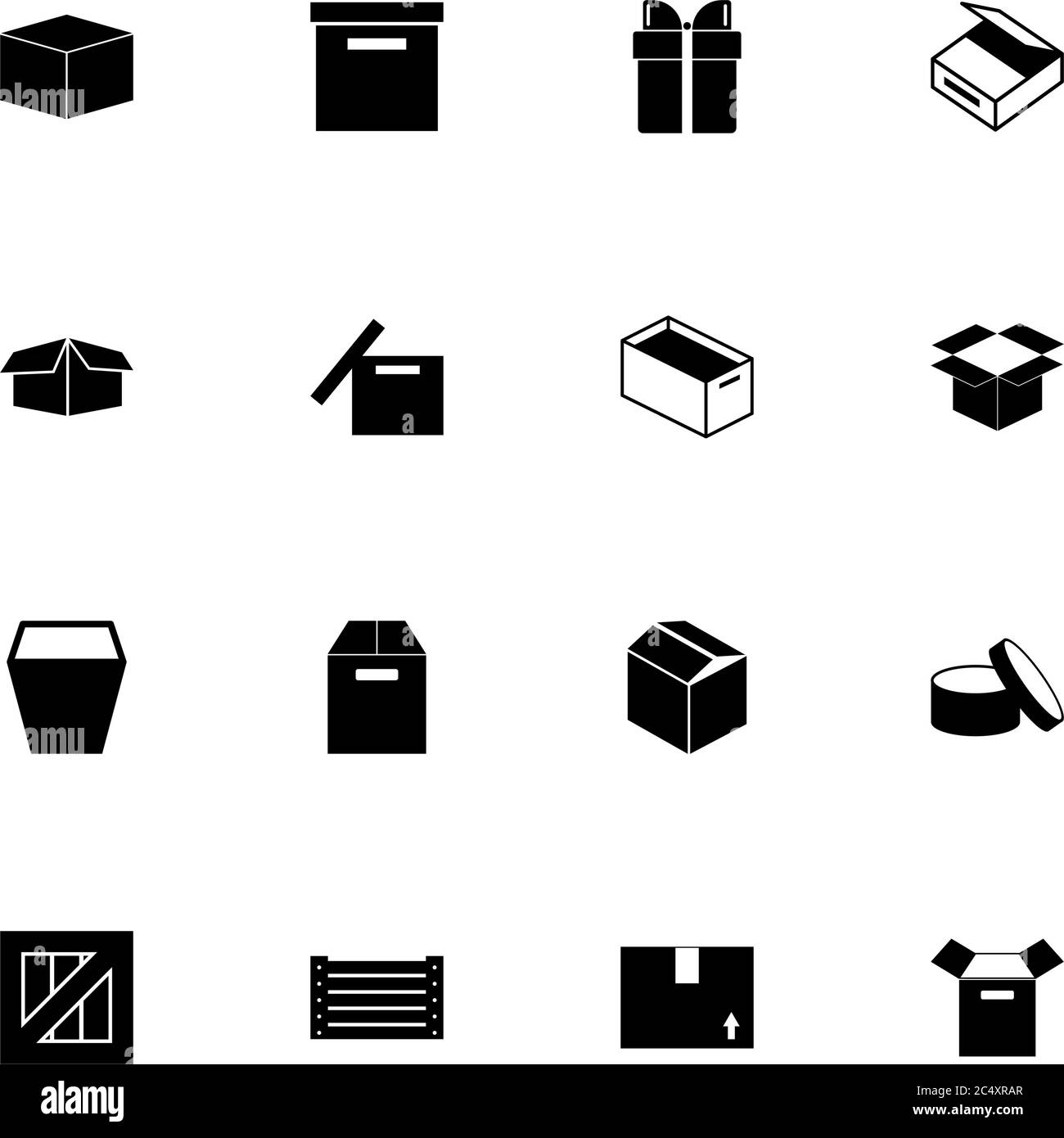 Box and Crates icon - Expand to any size - Change to any colour ...