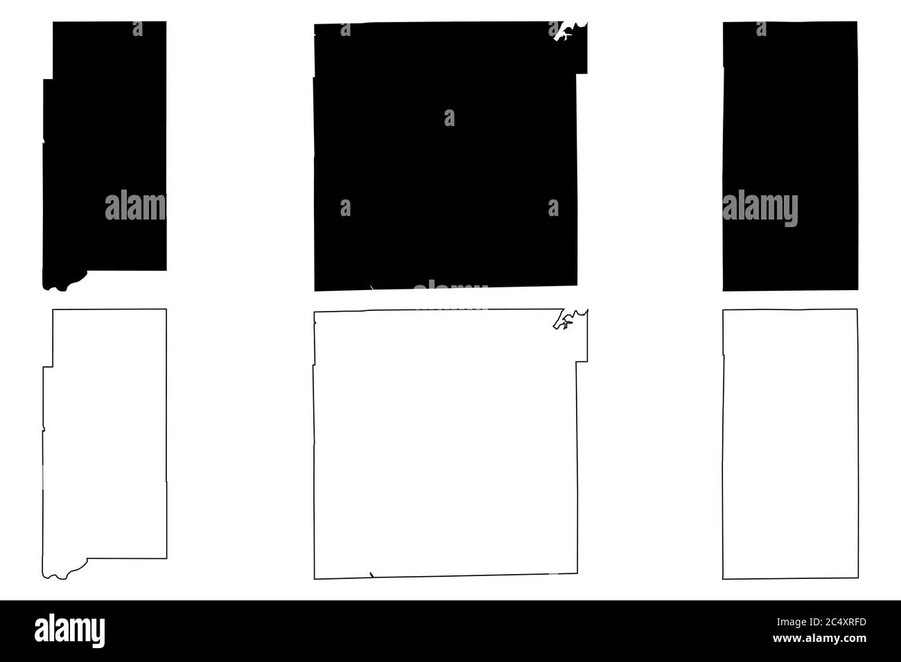 Map of loogootee Stock Vector Images - Alamy