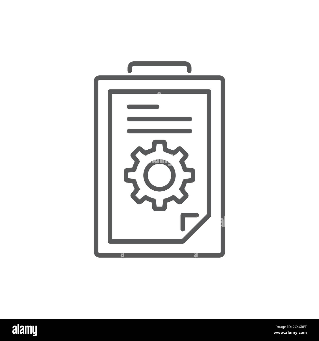 Project management vector icon symbol isolated on white background ...