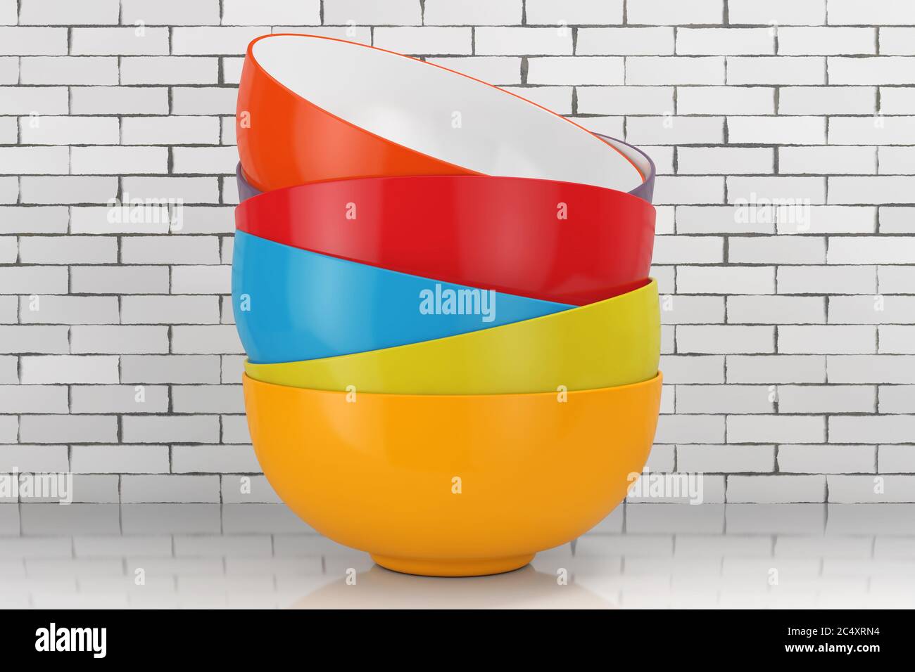 Stack of bowls illustration hi-res stock photography and images - Alamy