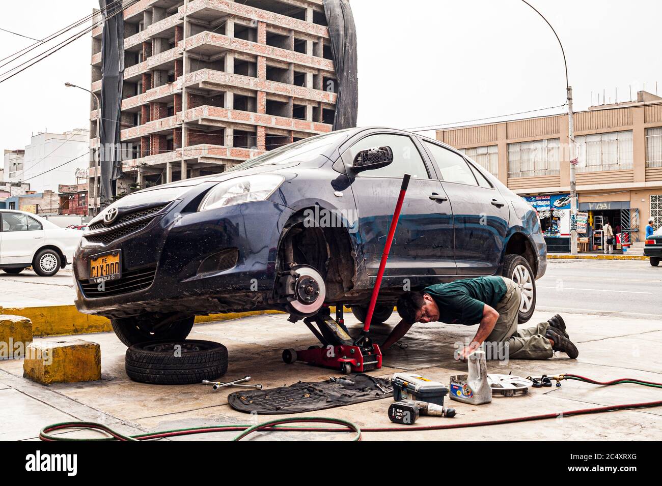 Car Repair Shop Outside