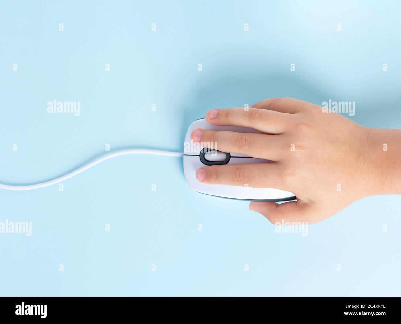 Child's hand and mouse hi-res stock photography and images - Alamy