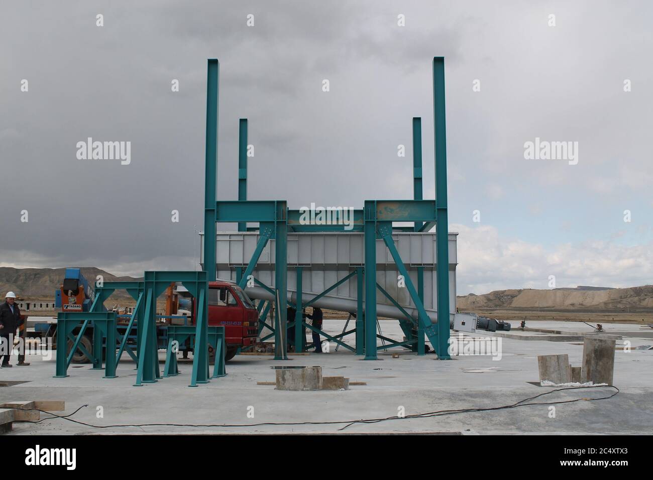 Oil pipes in a petrochemical plant during the production of oil and gas ...