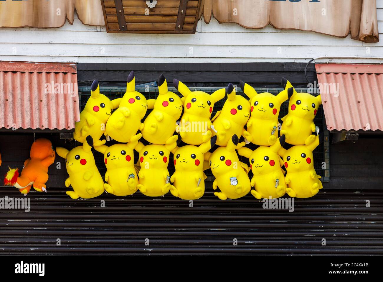 Cuddly toys hanging on hi-res stock photography and images - Alamy