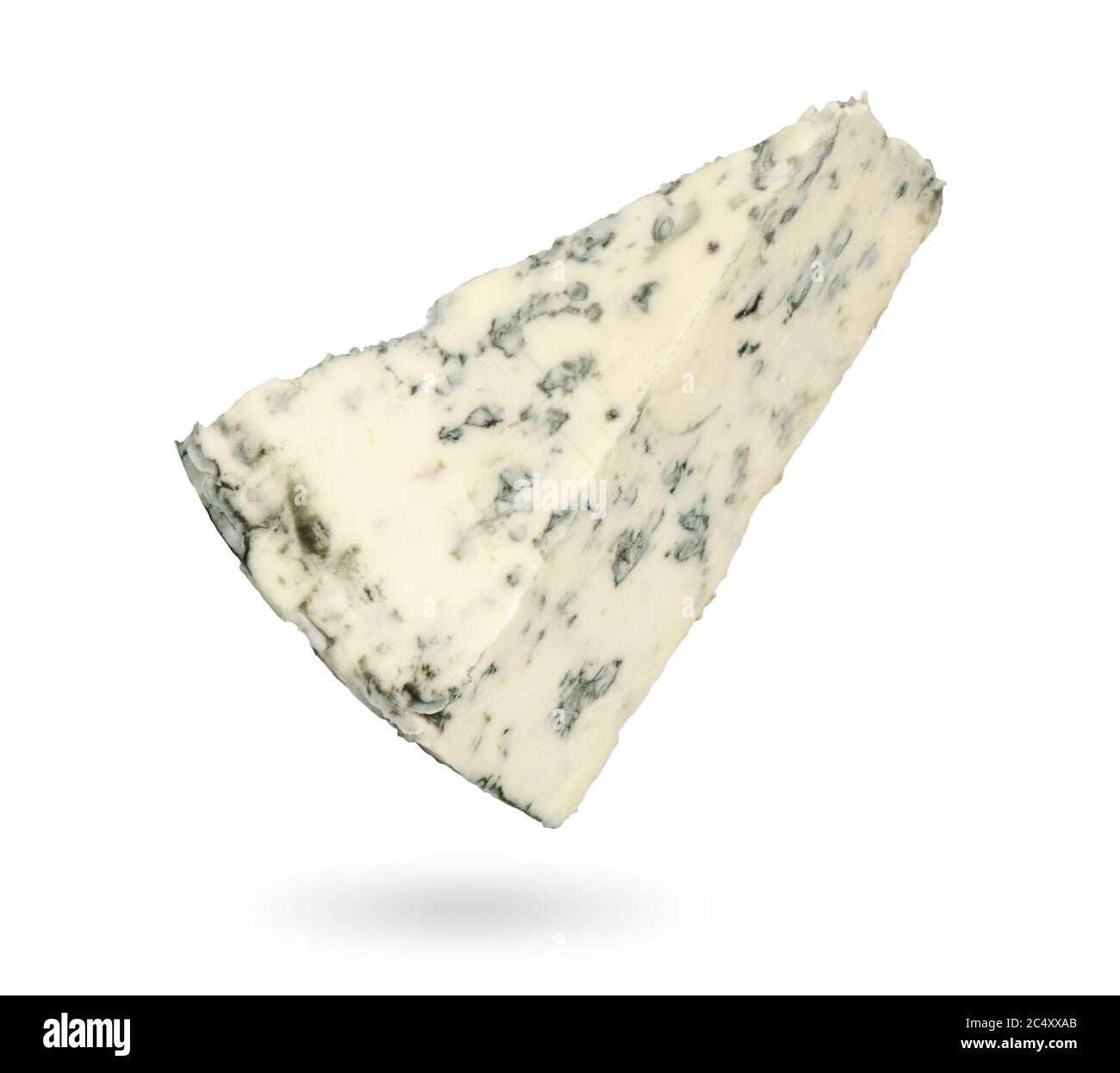 Blue cheese isolated on a white background with clipping path Stock ...