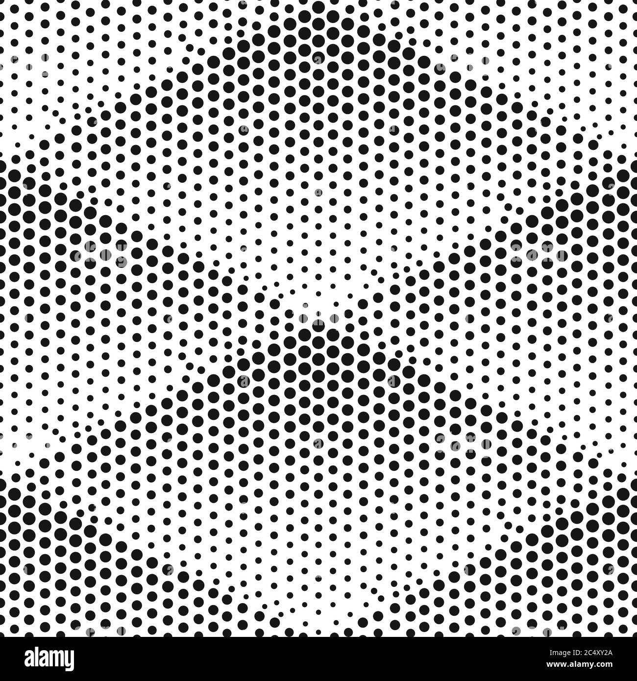 Seamless Vector Halftone Texture Abstract Modern Pattern Stock Vector