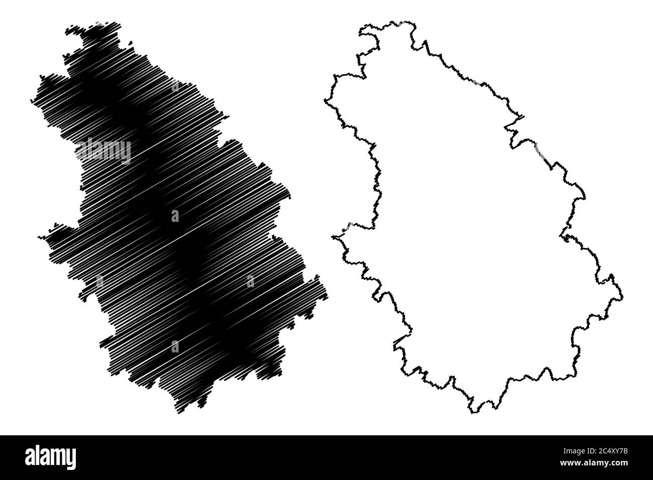 Haute-Marne Department (France, French Republic, Grand Est region) map ...