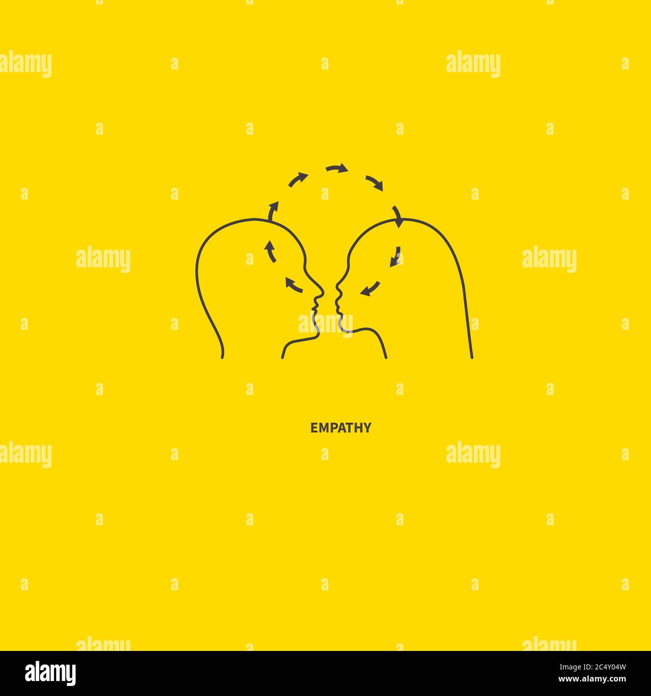 Couple empathy Stock Vector Images - Alamy