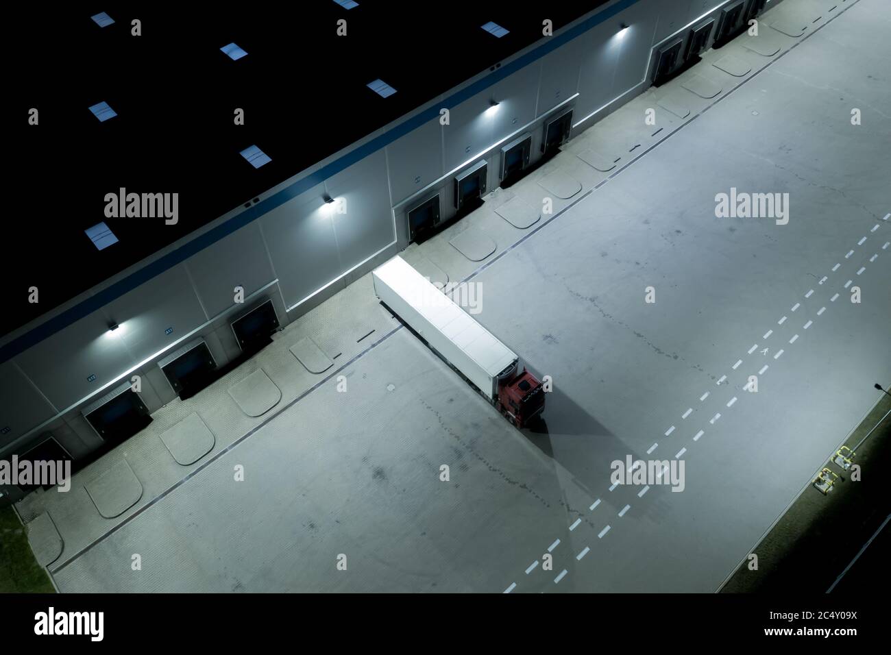 Distribution center concept trucks hi-res stock photography and images ...