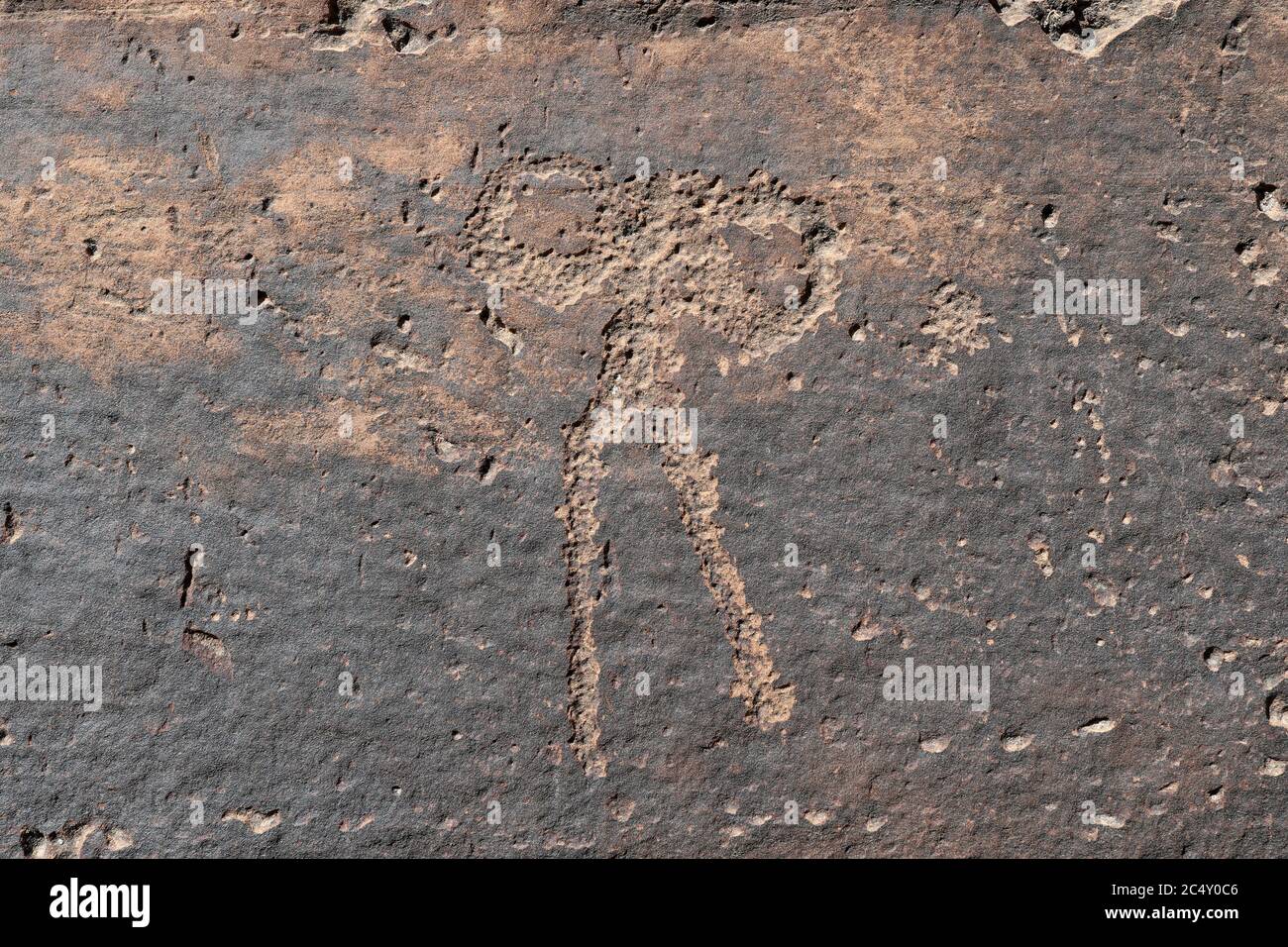 Ancient petroglyph Native American Indian rock art Utah 1447. Nine Mile ...