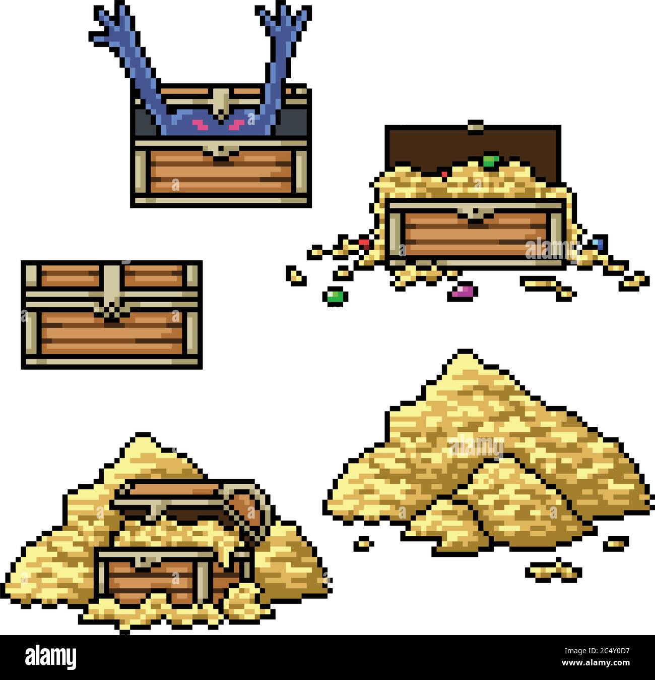 Medieval treasure Stock Vector Images - Alamy