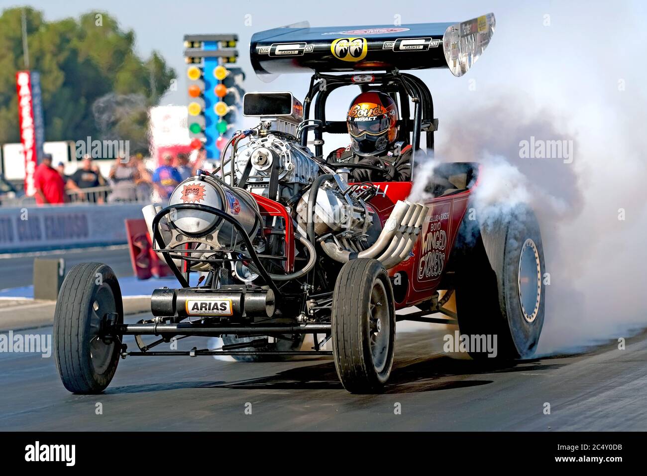 Mike Boyd in the Winged Express Fuel Altered Stock Photo - Alamy