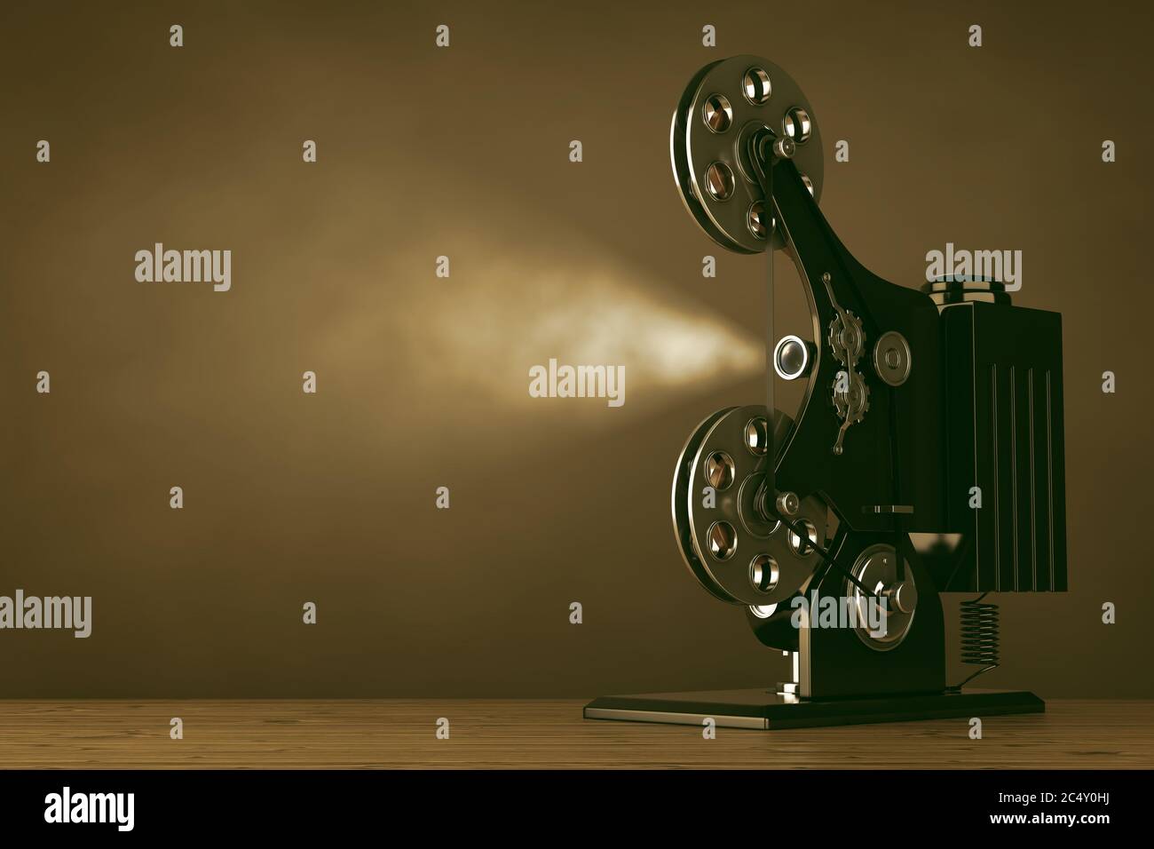 Vintage movie projector on table hi-res stock photography and images ...