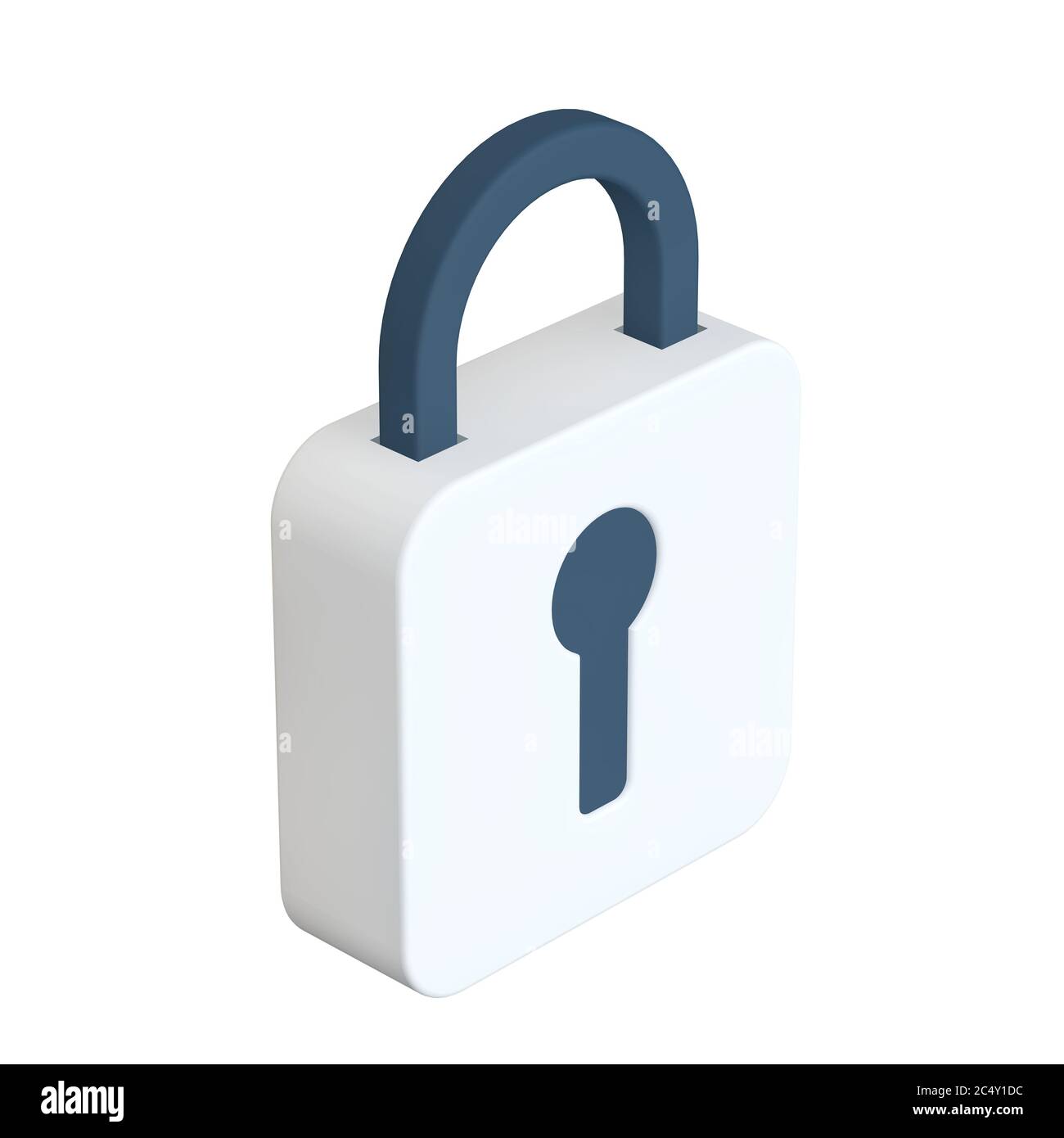 3d Lock Icon