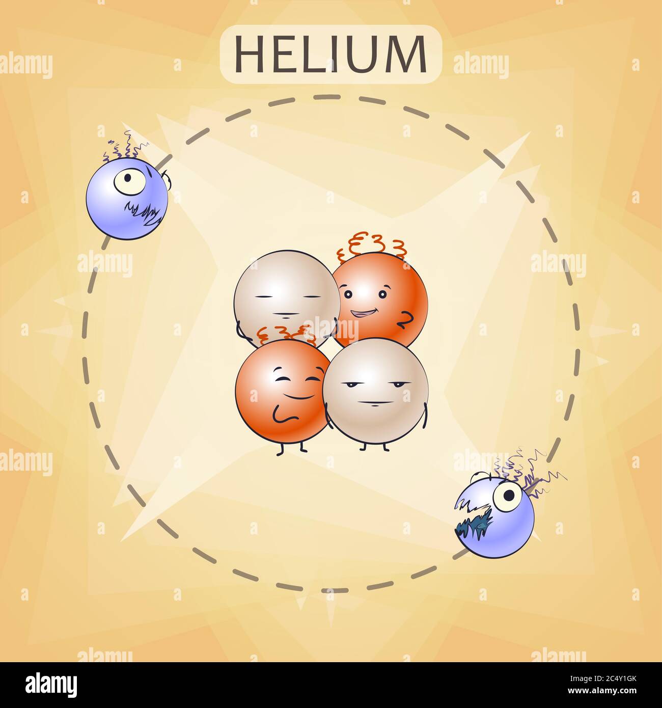Helium atom hi-res stock photography and images - Alamy