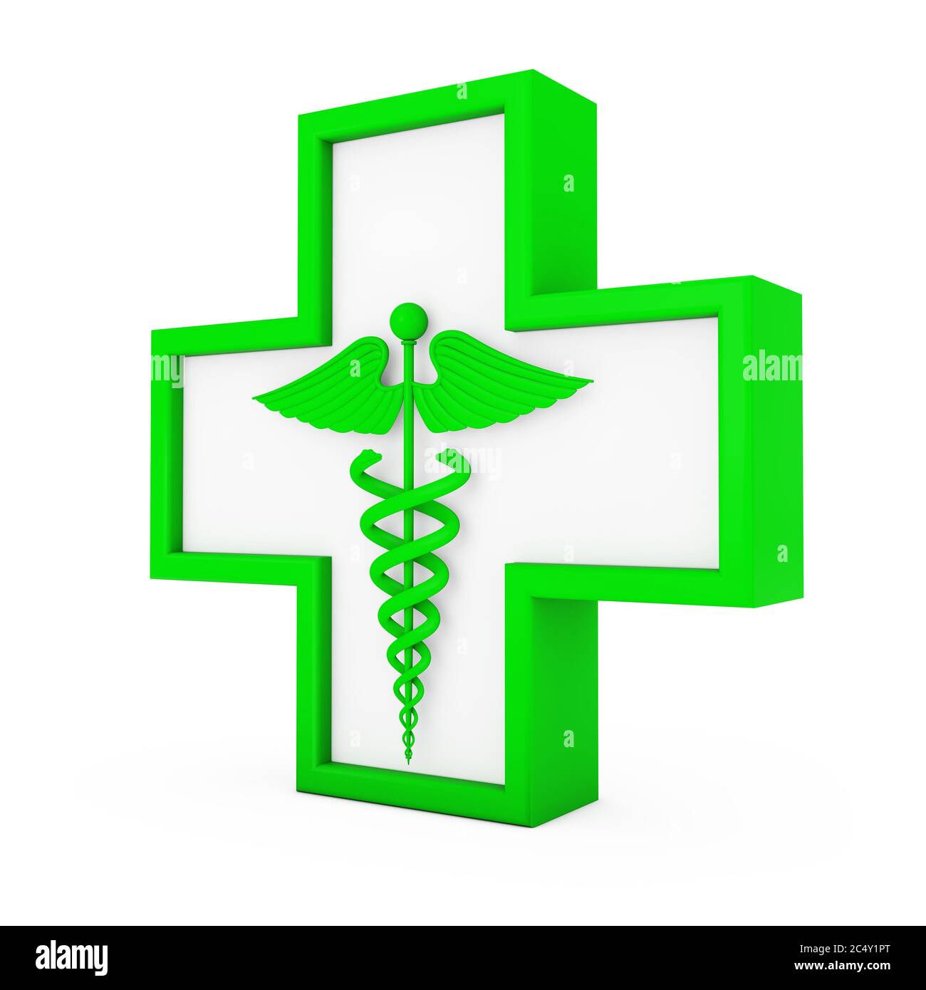 Green Medical Cross Logo