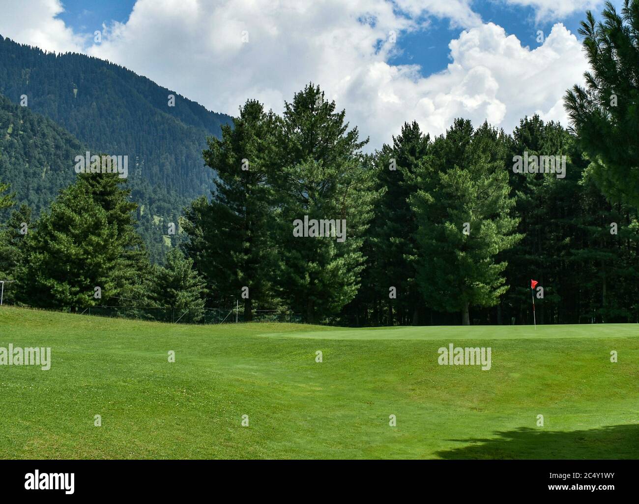 An eye catching landscape view at Pahalgam Kashmir India Stock Photo ...