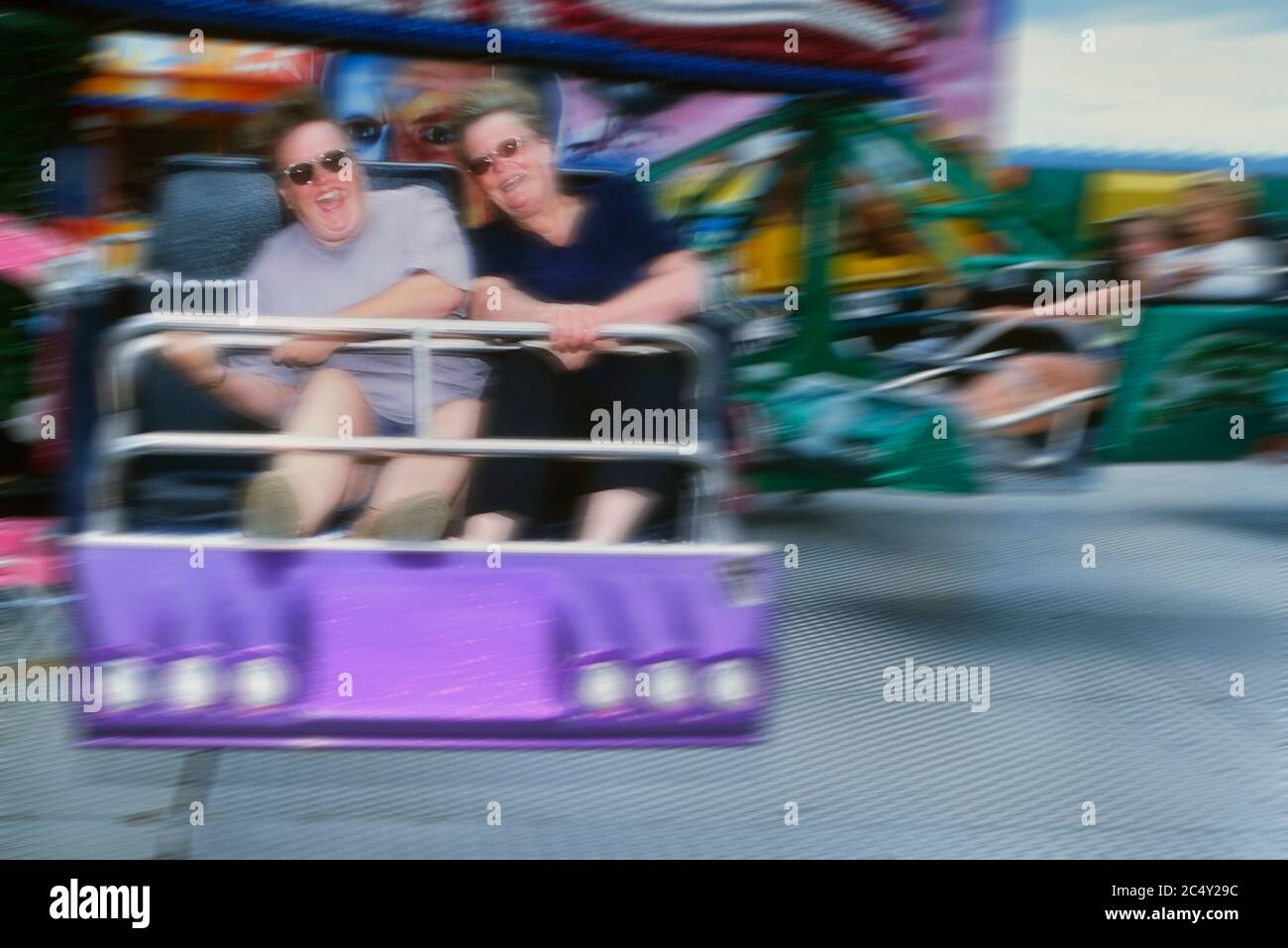 The Twister amusement ride at the Pleasure Beach, Great Yarmouth ...