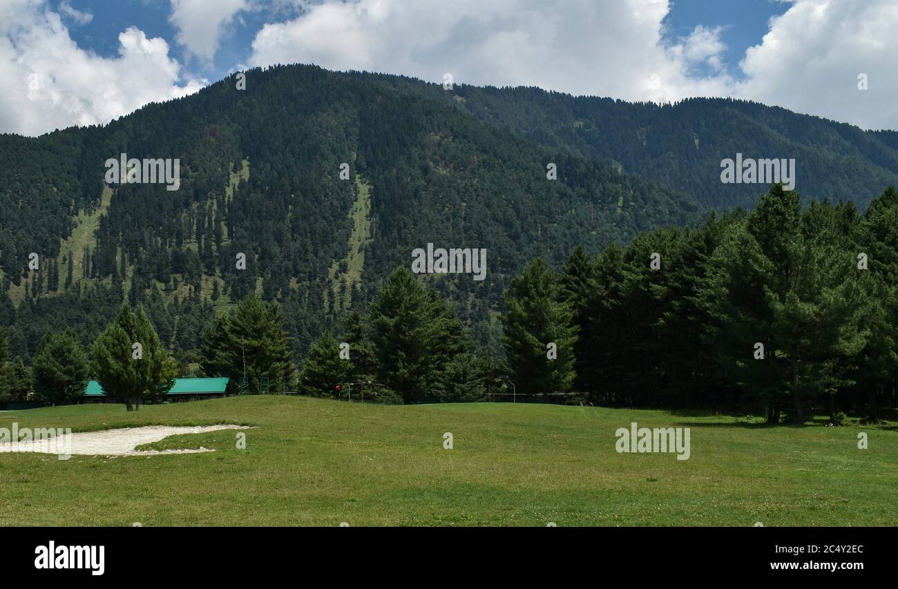An eye catching landscape view at Pahalgam Kashmir India Stock Photo ...