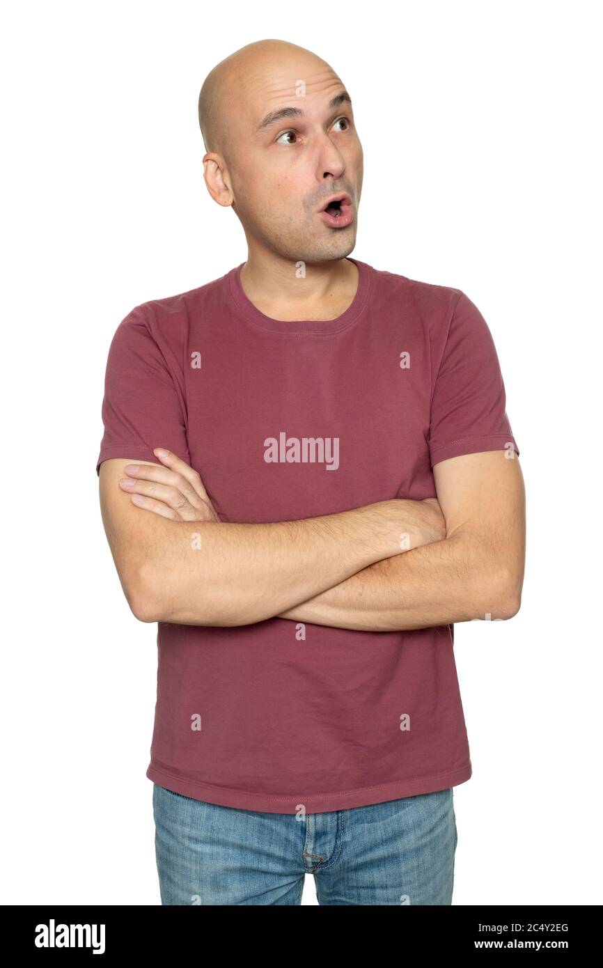 Surprised old man in Cut Out Stock Images & Pictures - Alamy