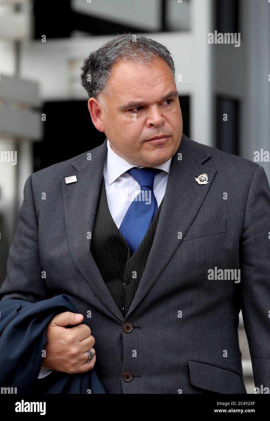 Matthew Taylor leaves Brighton Magistrates Court where he is accused of ...