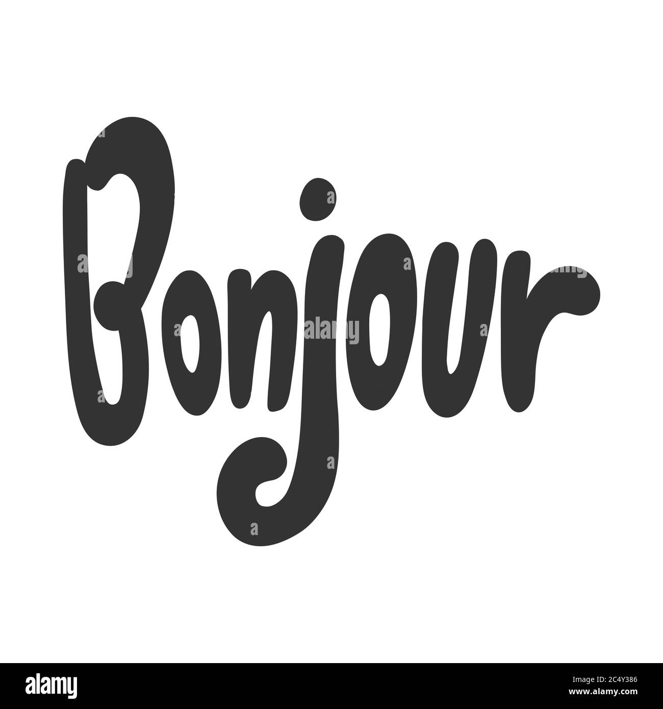 Bonjour Cut Out Stock Images & Pictures - Alamy