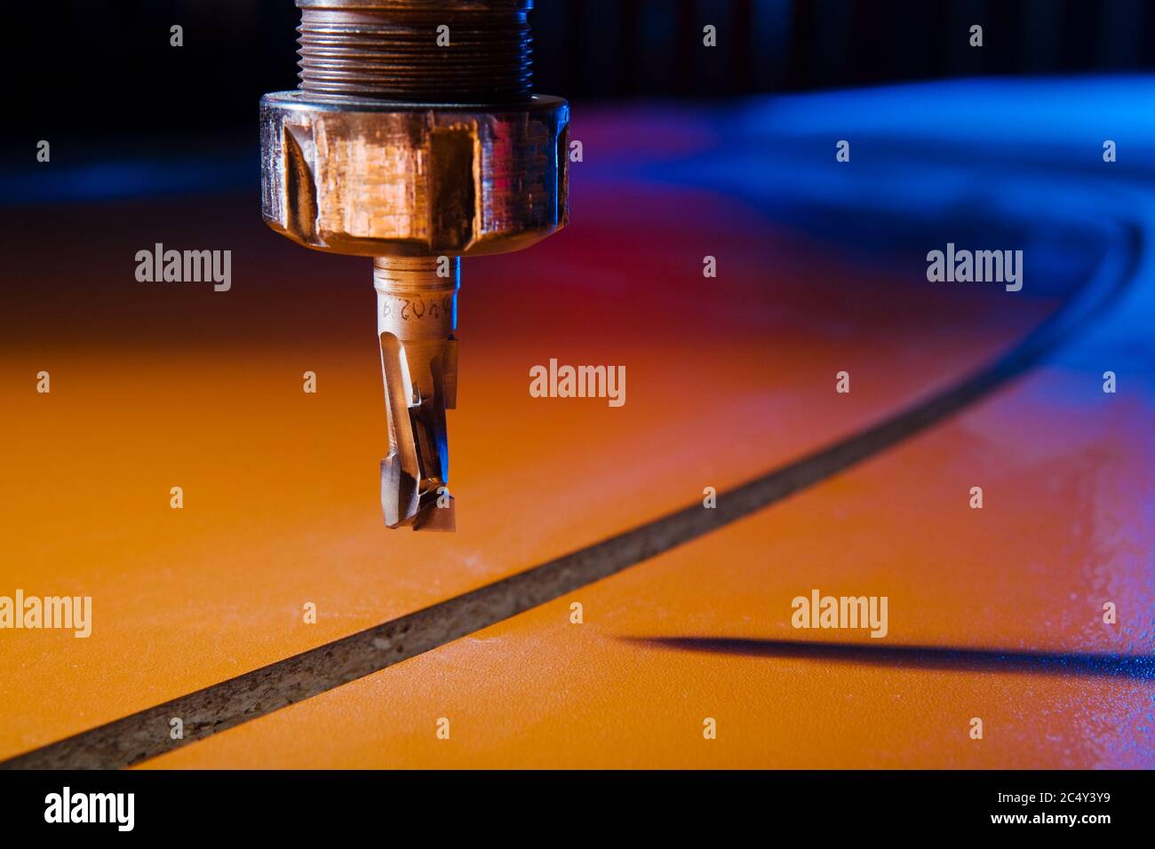 rotating Milling-cutter closeup Stock Photo - Alamy