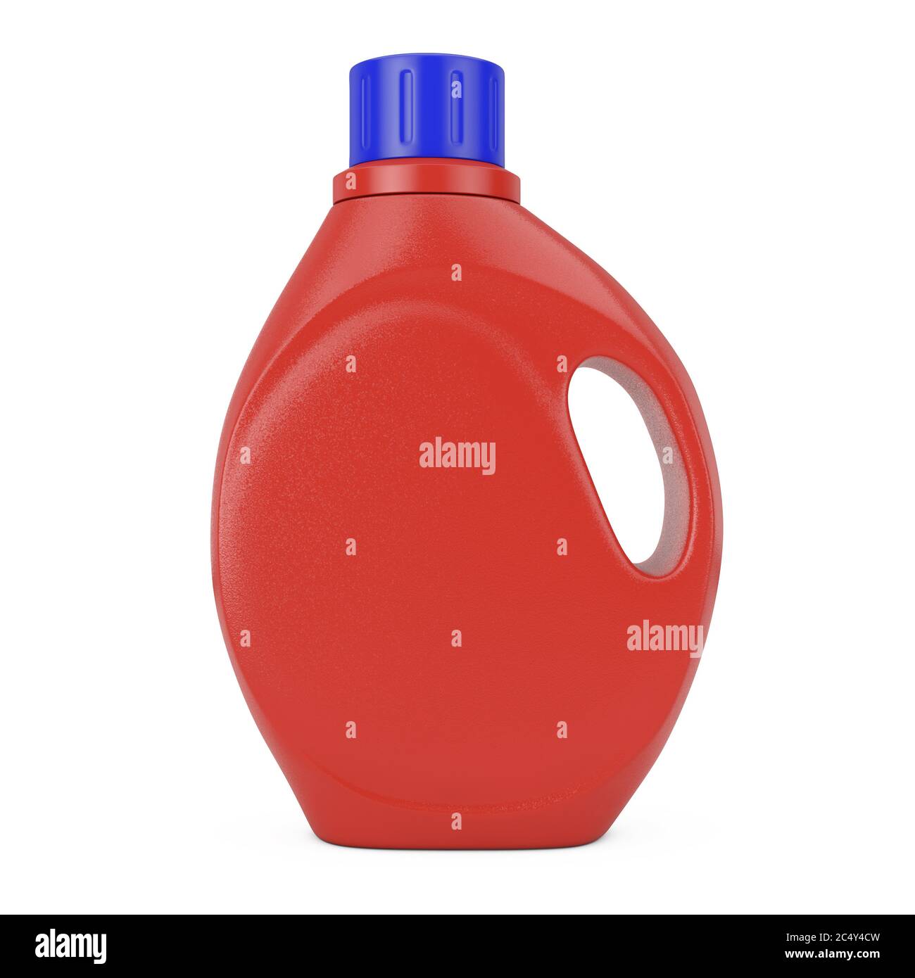 Red Plastic Detergent Container Bottle with Blank Space for Yours ...
