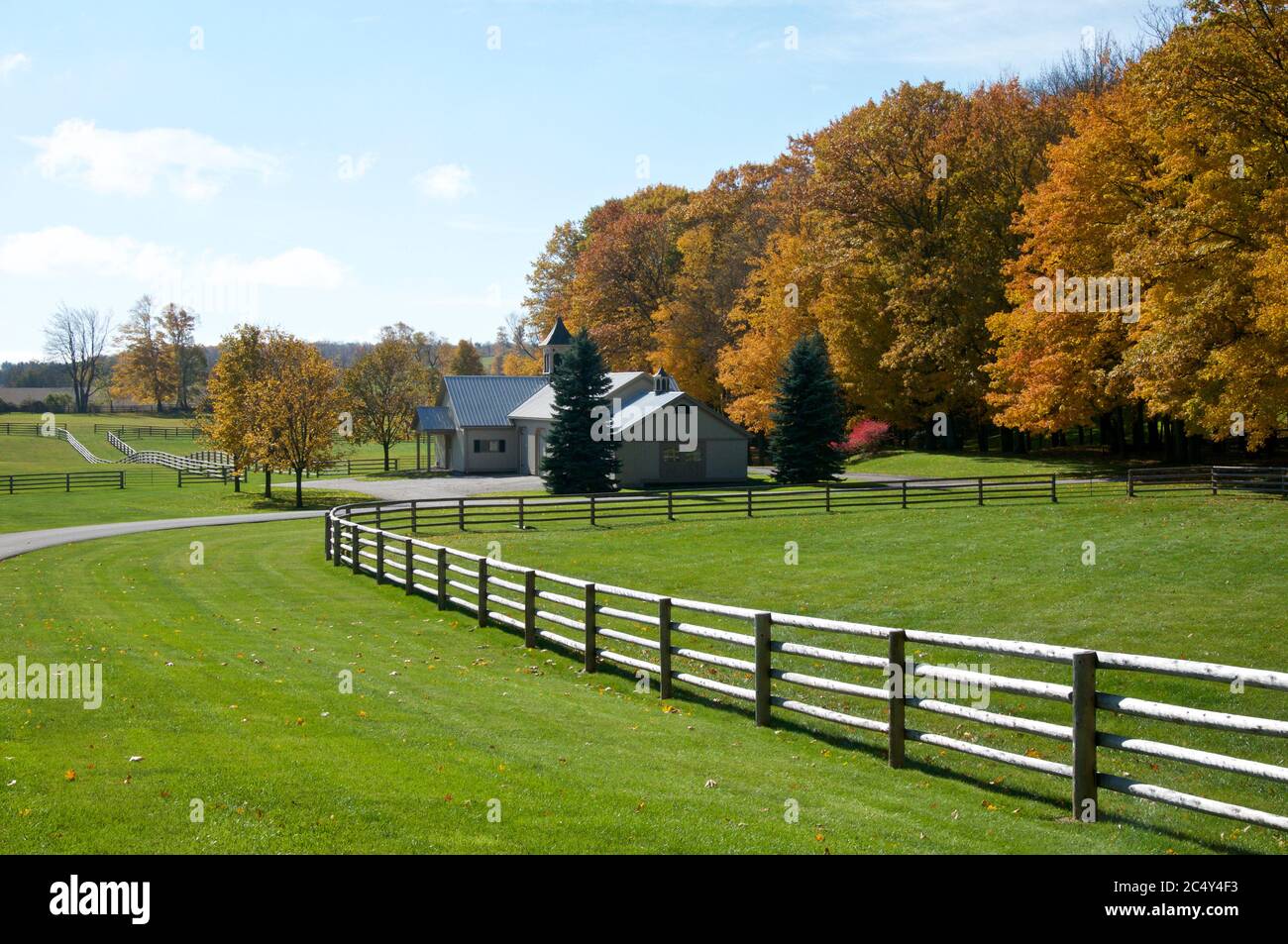 Ontario Canada Landscape House Rural High Resolution Stock Photography ...