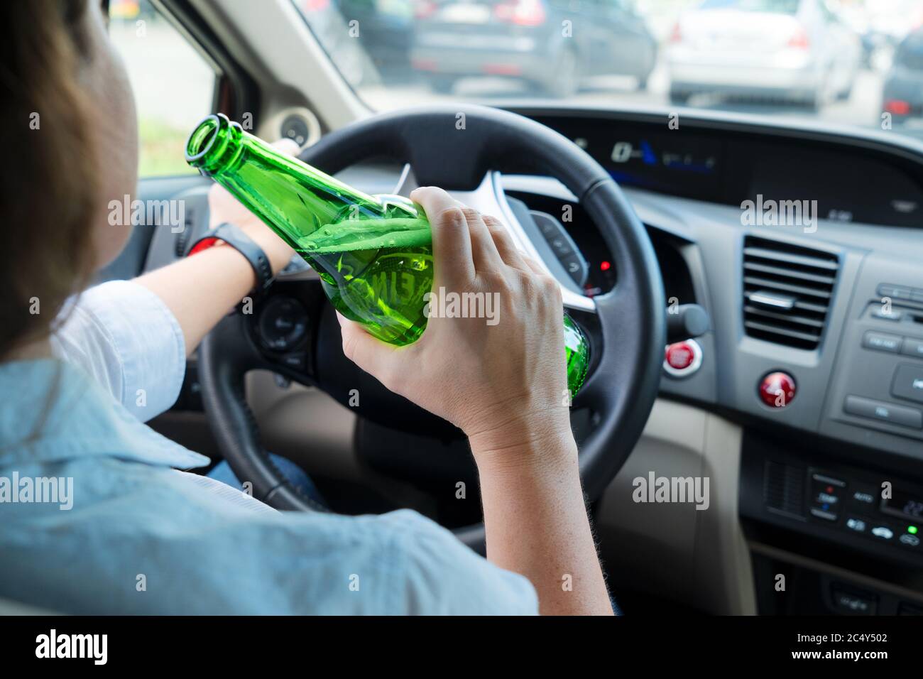 Drunk driving concept Stock Photo - Alamy