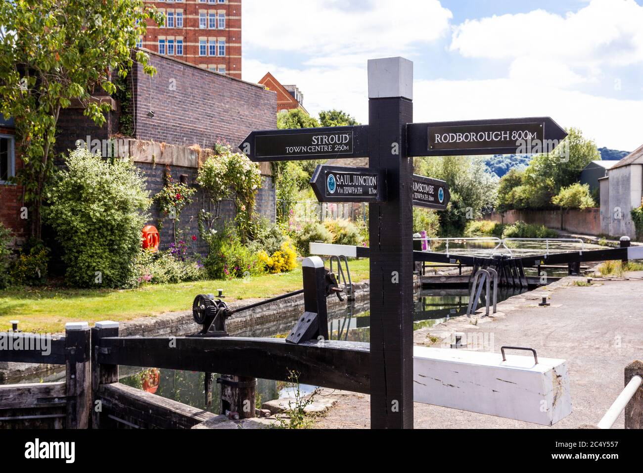 Wallbridge Upper Lock on the Thames Severn Canal (managed by the ...