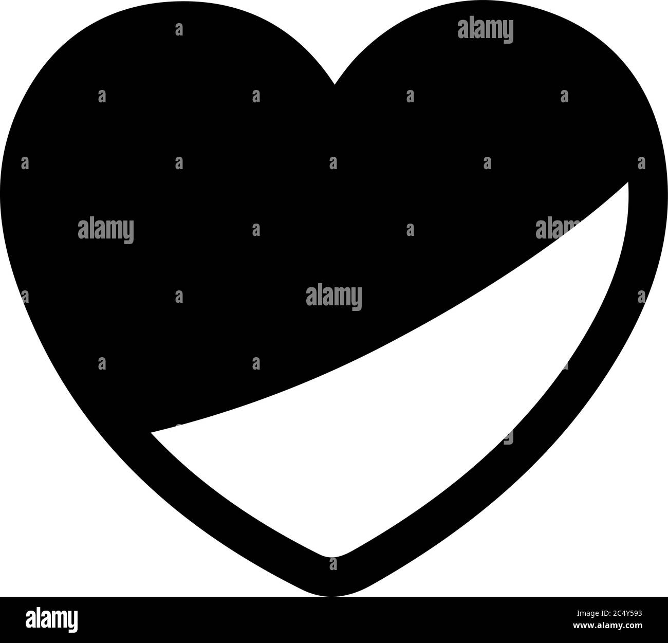 Heart icon. Love symbol modern, simple, vector, icon for website design ...