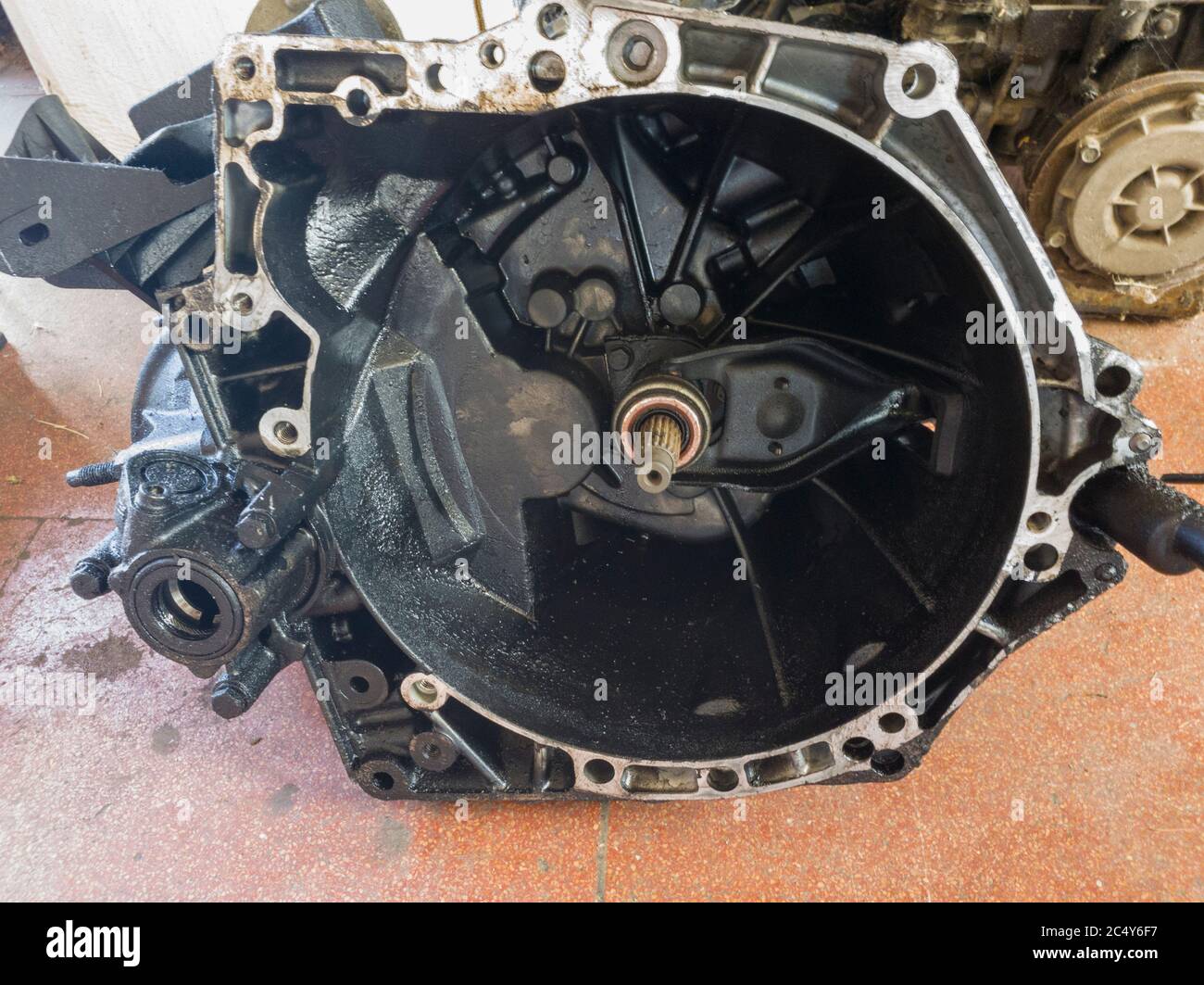 car engine block burst in maintenance Stock Photo - Alamy