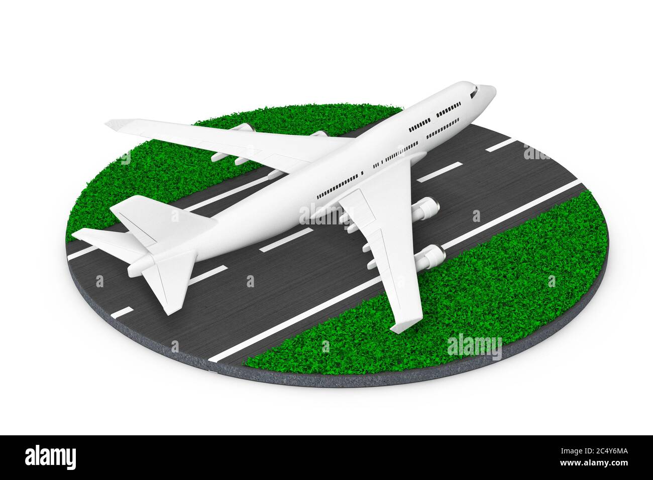 Approach to runway Cut Out Stock Images & Pictures - Alamy