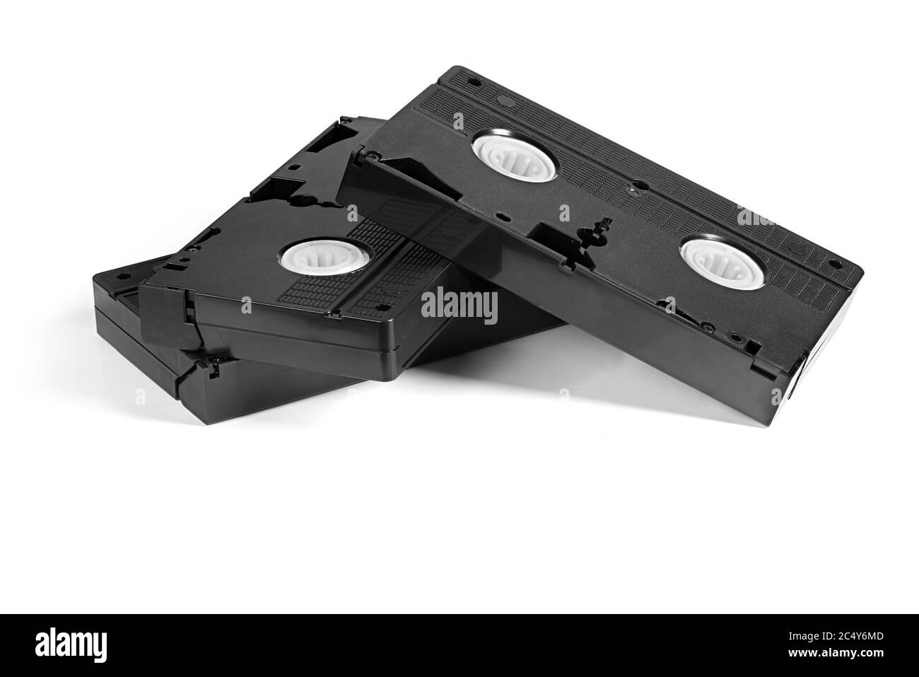 VHS video tape isolated on white background Stock Photo - Alamy
