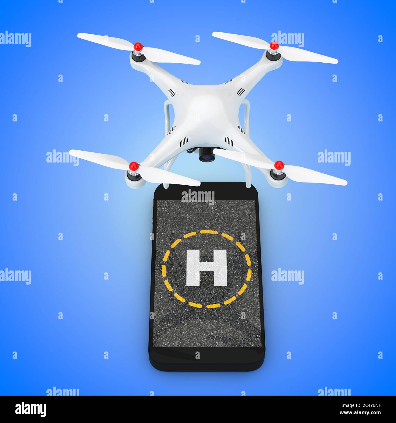 Smart phone control drone app hi-res stock photography and images - Alamy