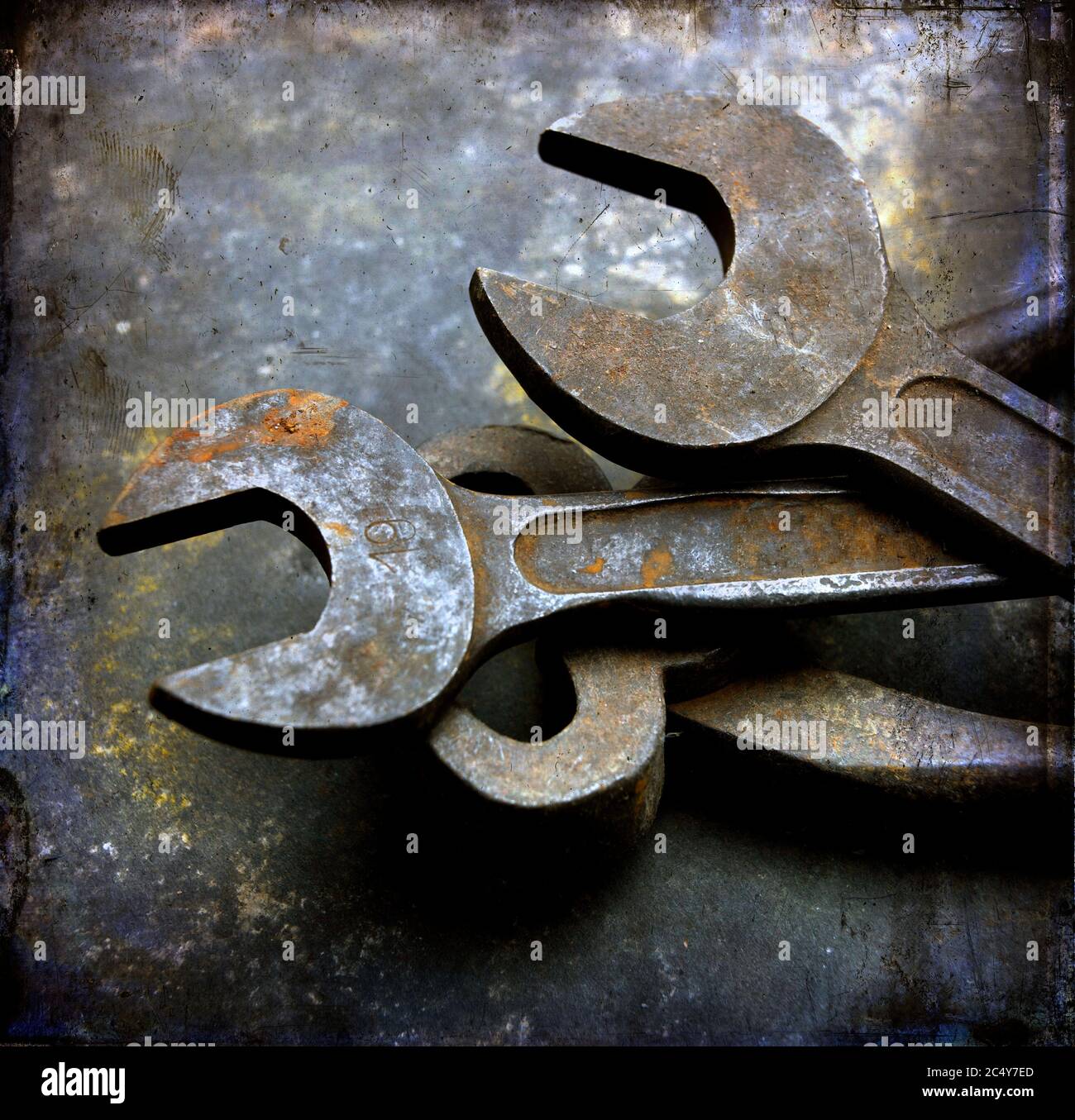 Old wrenches hi-res stock photography and images - Alamy