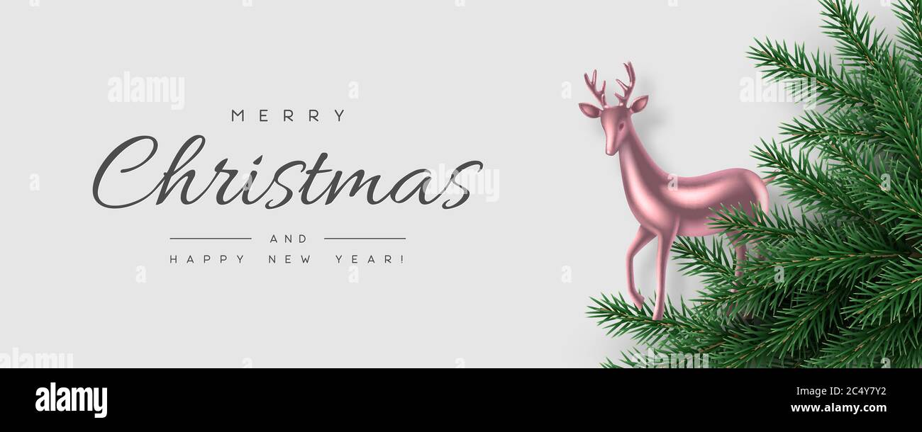 Christmas horizontal banner Stock Vector Image & Art - Alamy