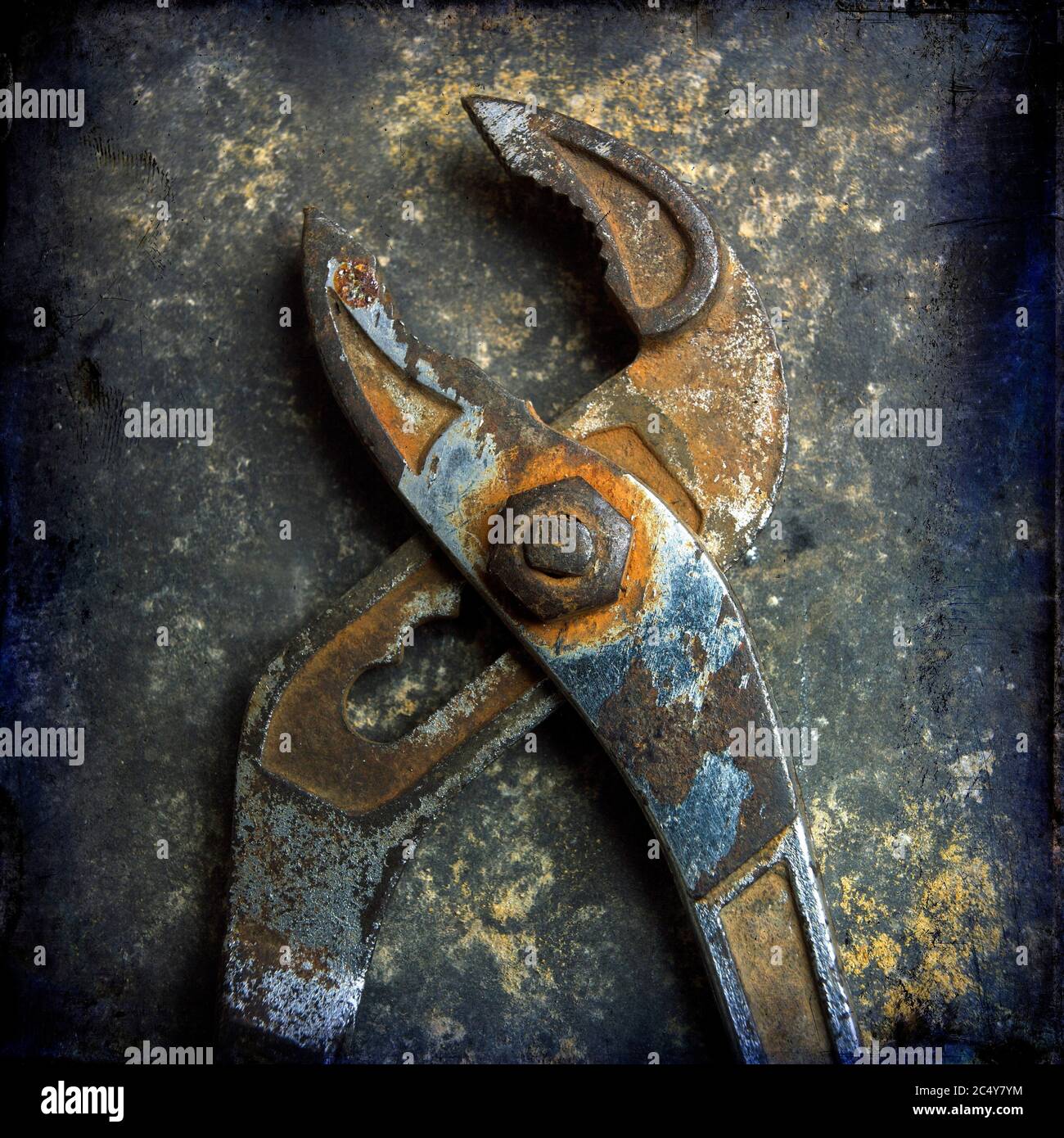 Closeup shot iron cutting hi-res stock photography and images - Alamy
