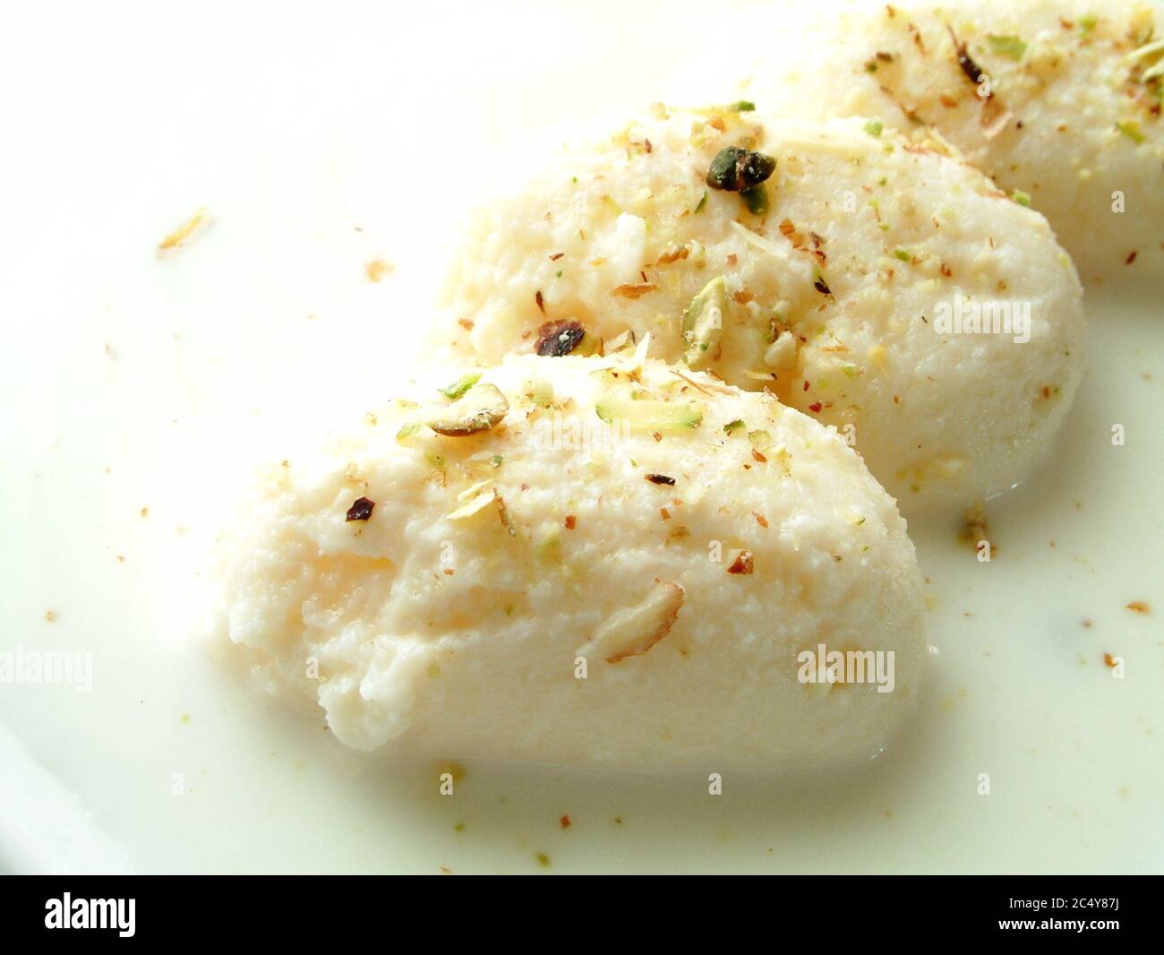 traditional rasmalai indian dessert Stock Photo - Alamy