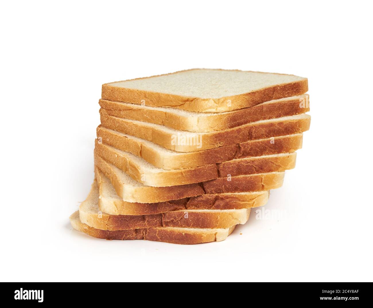 sandwich bread isolated on white background Stock Photo - Alamy