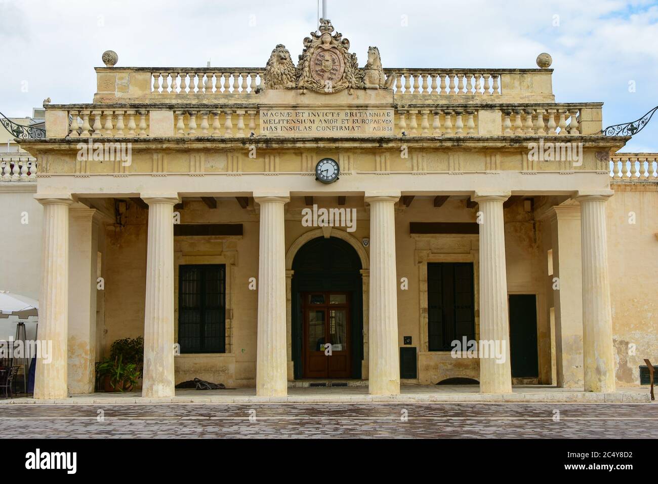 The building of the Main Guard in Valletta, Malta Stock Photo - Alamy