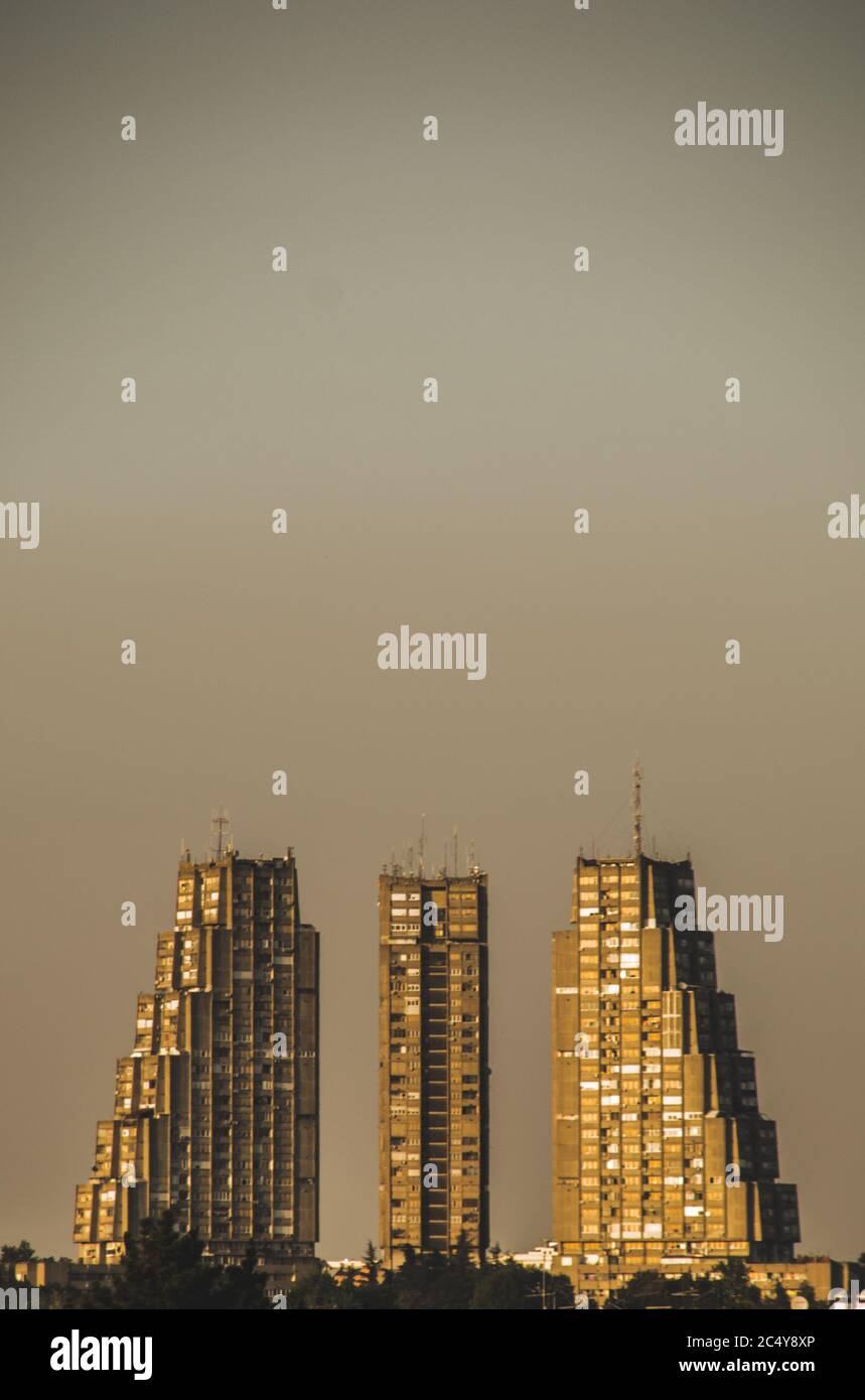 Eastern Gate of Belgrade, Serbia Stock Photo - Alamy