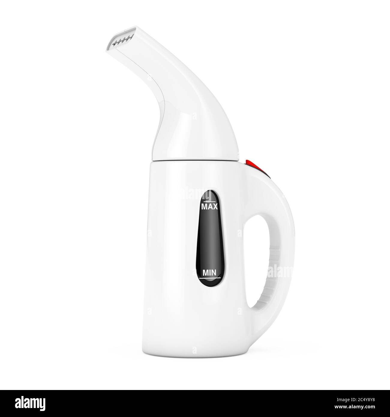 Modern Hand Steamer for Clothes on a white background. 3d Rendering ...