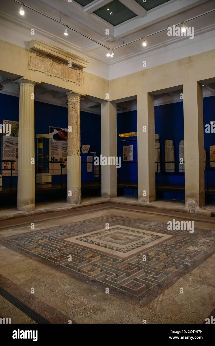 Domus Romana or Roman house in Rabat, Malta Stock Photo - Alamy