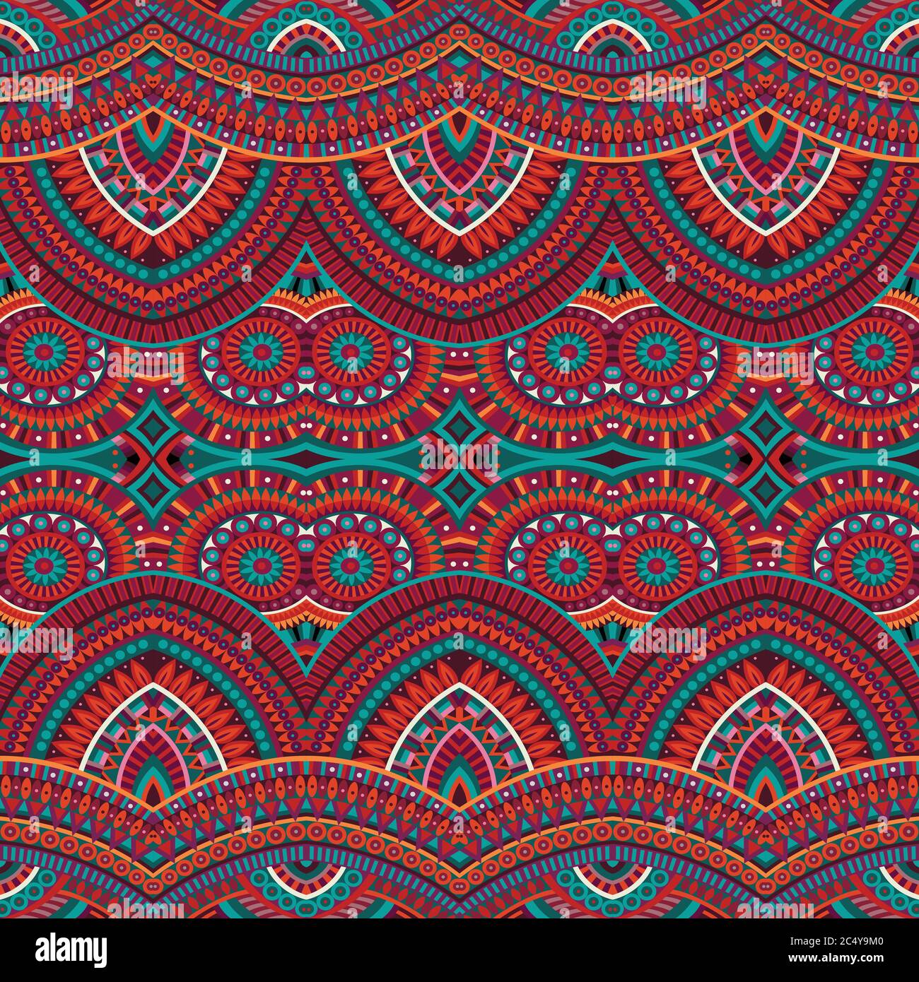 tribal ethnic background seamless pattern Stock Vector Image & Art - Alamy