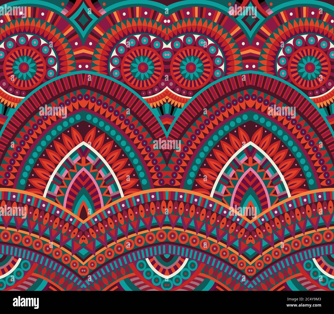 tribal ethnic background seamless pattern Stock Vector Image & Art - Alamy